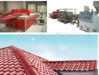 China PLC Control PVC Sheet Extrusion Line Corrugated Roof Sheet Extrusion Line for sale