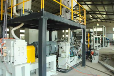 China 250 - 450kw PMMA HIPS ABS Sheet Extrusion Line For Bathtub Sanitary Tubes for sale