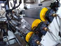 China PLC Control System PC PMMA GPPS Plastic Sheet Extrusion Machine 800kg/H Max Capacity for sale
