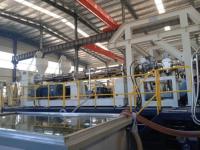 China 6000mm PLC Control HDPE Liners Sheet Extruder Machine Plastic Sheet Making Machine for sale