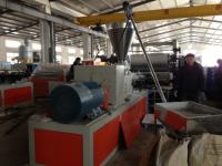 China Conical Twin Screw PVC Foam Board Extrusion Line for Cabinet Bathroom Waterproof Board for sale