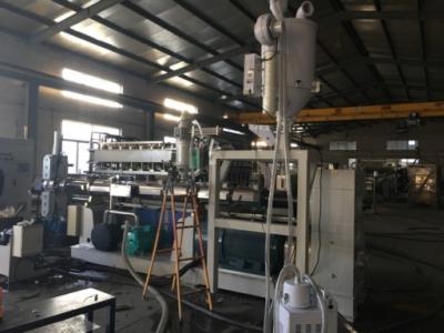 China High Speed PP PE PC Hollow Profile Sheet Extrusion Line Customized Voltage for sale