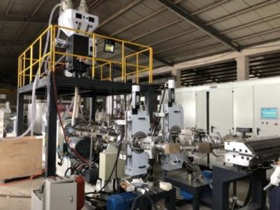 China Double Layer PP PS Sheet Extrusion Line High Efficiency 0.15 - 1.5mm Sheet Thickness for sale