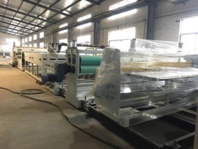 China 200kw Motor Power PC Polycarbonate Plastic Hollow Sheet Extrusion Line for sale