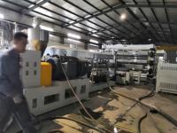 China 6000mm HDPE geomembrane sheet extrusion line ABA 3 layer 0.5-3mm for sale