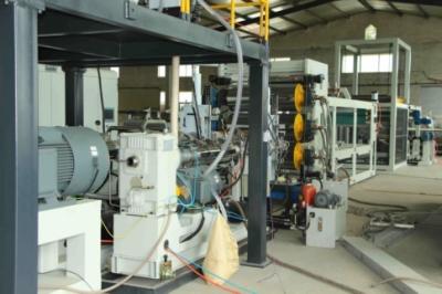 China Full Automatic Egg Tray Plastic Thermoforming Sheet Extrusion Line 100kw Installed Power for sale