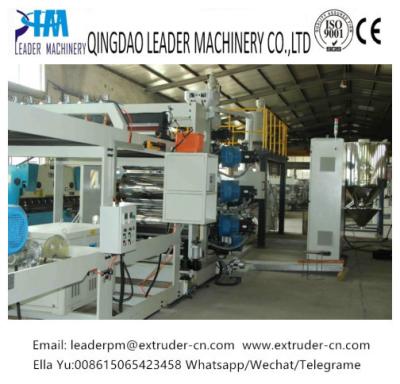 China 1000mm Mono-Layer PP PS Sheet Extrusion Line Machinery With Easy Operation for sale