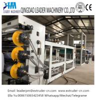 China Super Transparent Plastic Sheet Manufacturing Machine PETG HIPS PMMA Special Screw Structure for sale