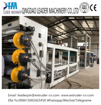 China Super Transparent Plastic Sheet Manufacturing Machine PETG HIPS PMMA Special Screw Structure for sale