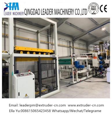 China Plastic Sheet Extrusion Machine High Efficiency 0.2 - 2mm Sheet Thickness for sale