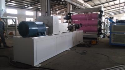 China Imitation Marble Color UV Coating PVC Decorative Sheet Extrusion Line for sale