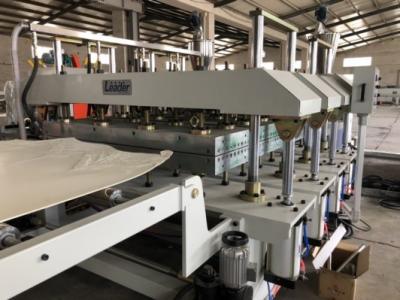 China White Color Advertising PVC Board Making Machine 560kg/H Max Capacity 3 - 25mm Product Thickness for sale
