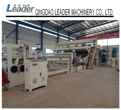China 8m Polyethylene PE Geomembrane Sheet Extrusion Line Water Pond Construction for sale