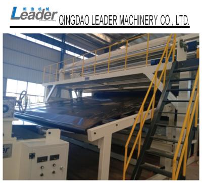China Black Color Multi-layer PVC or PE Geomembrane Waterproof Sheet Extrusion Line for sale