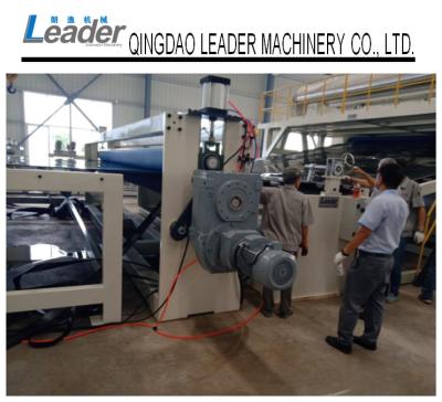 China White Color PE or PVC Membrane Waterproof Sheet Extrusion Line for Roof Waterproofing for sale