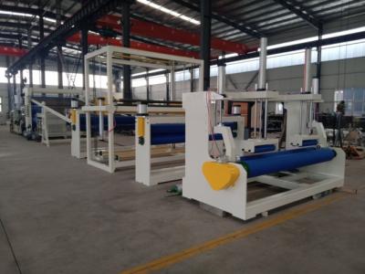 China Waterproof HDPE Geomemrbane Extrusion Line 2200mm Width 600kg/h Capacity for sale