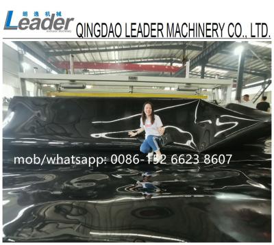 China 7000mm Width Hdpe Lldpe Geomembrane Sheets Production Line for sale