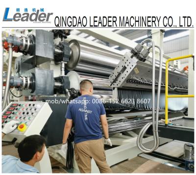 China 6000mm Width Lldpe Geomembrane Waterproof Sheets Extruder Machine for sale