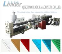 China 350kg/H Multiwall Hollow Profile Sheet Extrusion Line for sale