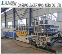 China 350kg/H Multiwall Hollow Profile Sheet Extrusion Line for sale