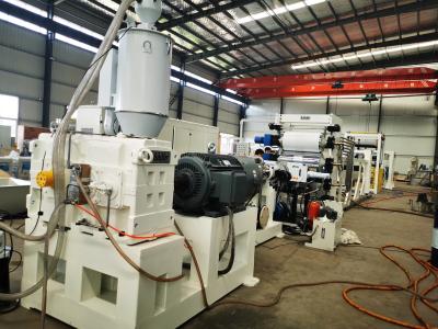 China Plastic PE ABS PP PS Sheet Extrusion Line Width 600-2200mm for sale