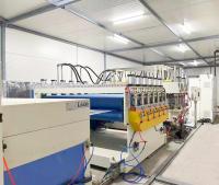 China U Locked PC PMMA Solid Sheet Extrusion Line Lapping Splice Sheet Greca Wave Sheet for sale