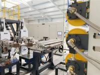 China Package Sheet Stationery Decoration PP PS Sheet Extrusion Line 800mm-2100mm width for sale