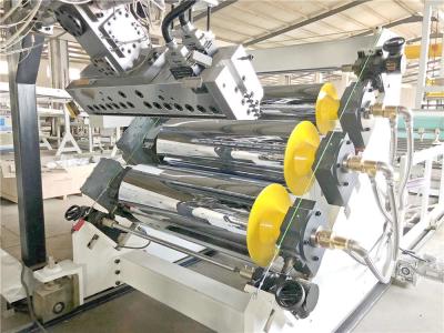 China 0.8-10mm PC PMMA Solid Sheet Extrusion Line Interior Exterior Decoration for sale
