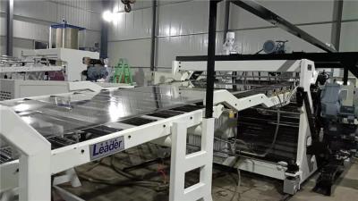 China 2100mm PMMA Polycarbonate Sheet Extrusion Machine Double Wall for sale
