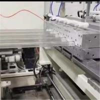 China Polycarbonate Hollow Corrugated Board Making Machine double walls sheet for sale