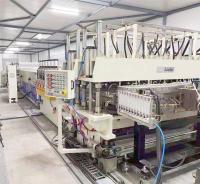 China Polycarbonate Hollow Corrugated Board Making Machine double walls sheet for sale