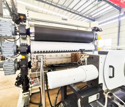 China 1.3m ,2.2m ,6m ,8m HDPE Waterproof Sheet Extrusion Machine Geocell Sheet Extruder for sale