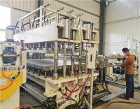 China PC Hollow Sunshine Board Extrusion Line Width 2100mm for sale