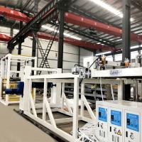 China EVA Car Sheet Extrusion Line Matt Calender Solar Cell Encapsulants Film Extrusion Machinery for sale