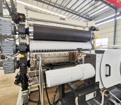 China 2m 3m 6m 8m HDPE Waterproof Sheet Extruder HDPE Geomembrane Geocell Sheet Machine for sale
