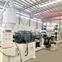 China Pp Ps Pe Hips Plastic Sheet Extruding Machine For PE Geomembran for sale