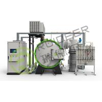 China 800-1300°C super high vacuum  and high temperature batch system brazing furnace for steel or copper materials for sale