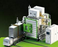China Horizontal Zinc Melting Furnace, dimension: 100×60×50cm, equipped with 12 pcs graphite boats for sale