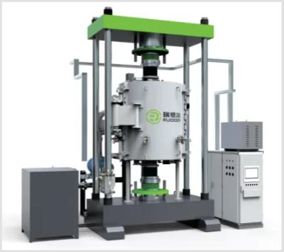 China 500×500×600mm 100Ton High Temperature Vacuum Hot Press Sintering Furnace 2200℃, Vacuum Hot Press Furnace for SiC Boron Carbide Ceramic for sale