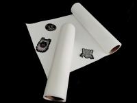 China Release Paper PO Hot Melt Adhesive Film 90 Degree For Embroider Sticking for sale