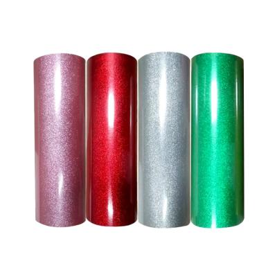 China Soft Easy Peel Roll Textile Glitter Heat Transfer Vinyl For Clothing for sale