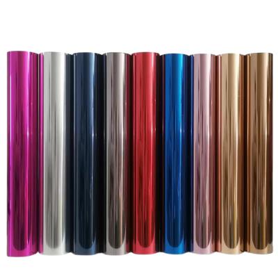 China Metallic Vinyl Cold Peel Clear Heat Transfer Film 50cm Width Washable for sale