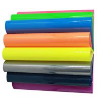 China Washable PET Transfer Film Multiple Colors Fabric Heat Transfer Vinyl Film for sale