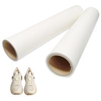 China 140cm / 150cm Tpu Hot Melt Adhesive Film 125-135c Press Temp for sale