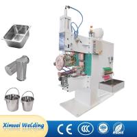 China Semi Automatic Longitudinal Vertical Seam Welder Straight Seaming Welding Machine for Cans for sale