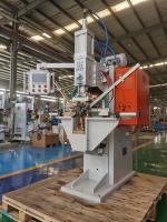China New Industrial Spot Welder Machine Shock Absorber End Cap Resistance Welders Two Automatic Feeding Mechanism High Efficiency CE for sale