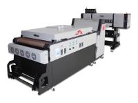 China Cotton / Polyester 60cm DTF Printer 18-30 Sqaure Meters/Hour With Powder Shaker for sale