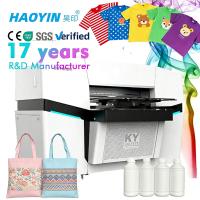 China Industrial Digital DTG Apparel Printer With 4 High Resolution Printheads for sale