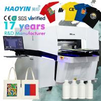 China Fast Speed Industrial DTG Apparel Printer For Custom Clothing Brands for sale