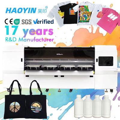 China Industrial DTG Printer For Dark Garments Simultaneous White And Color Printing for sale